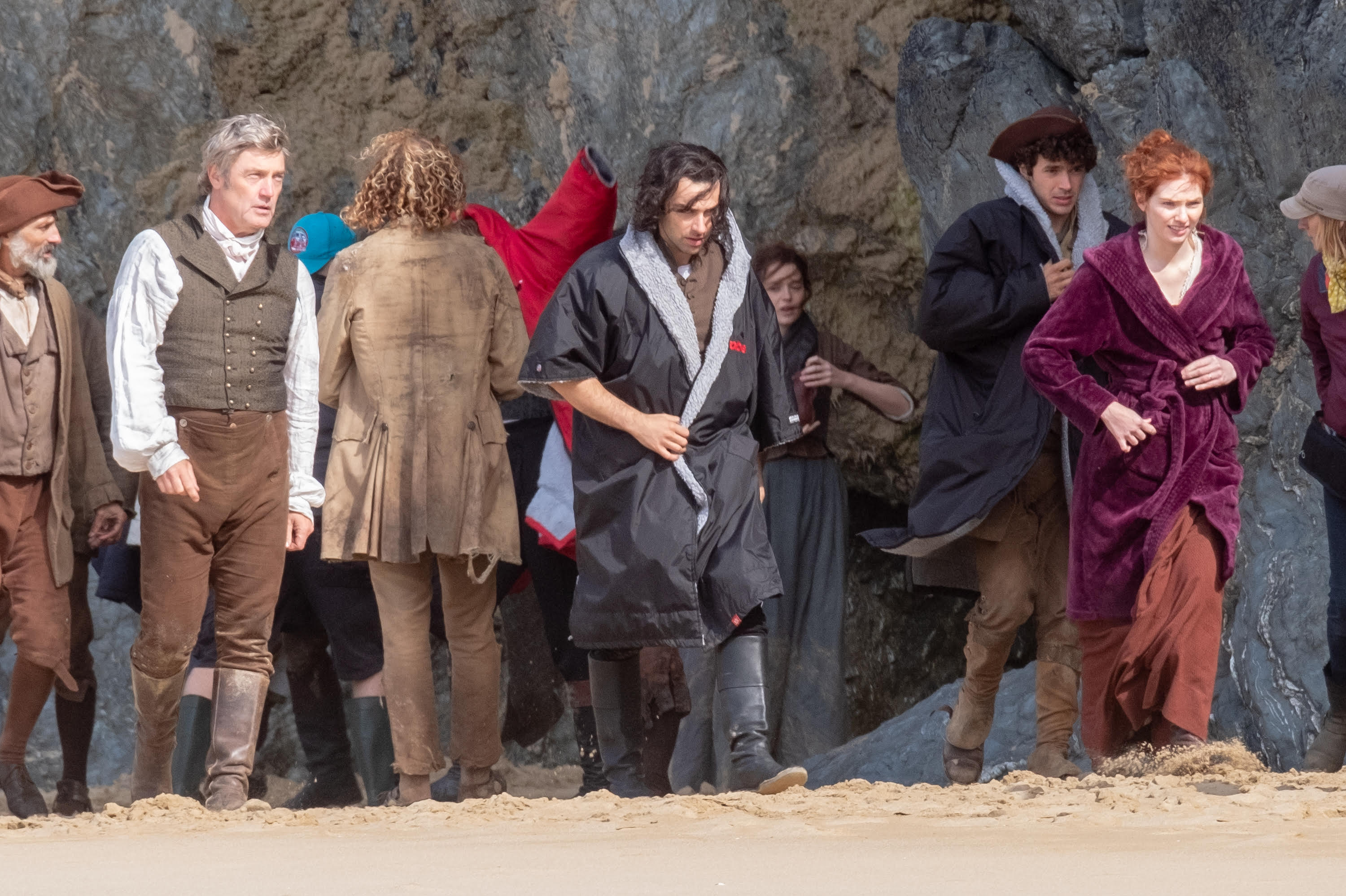 Poldark and dryrobe - Things are warming up on set! – Dryrobe®