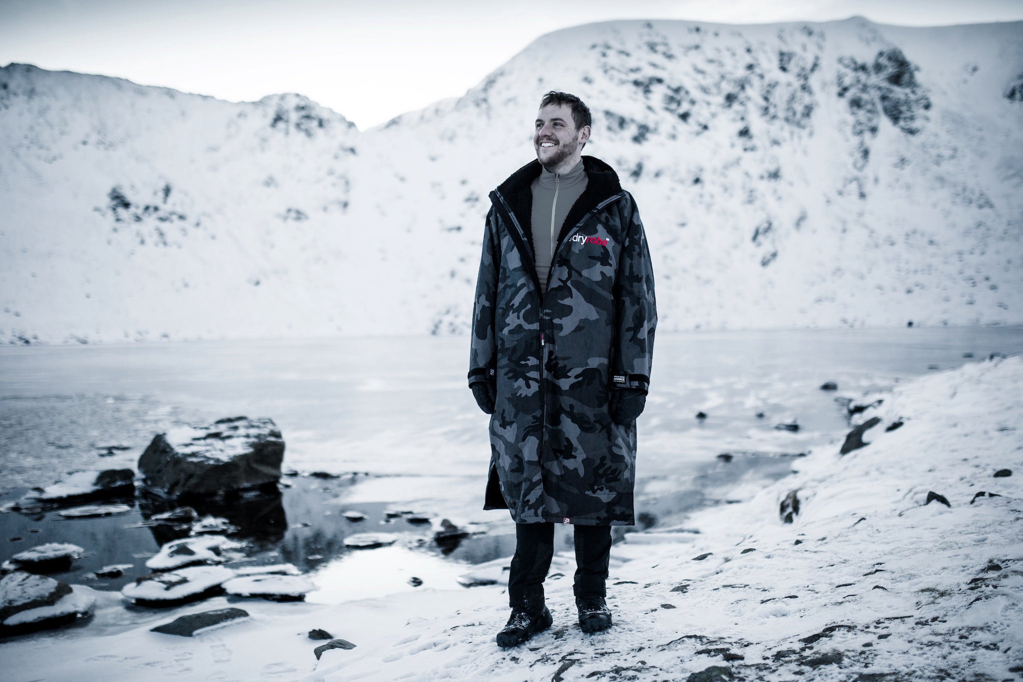 Ice Swimming and Fell Running in the Lakes - Jacob Tonkin – Dryrobe®