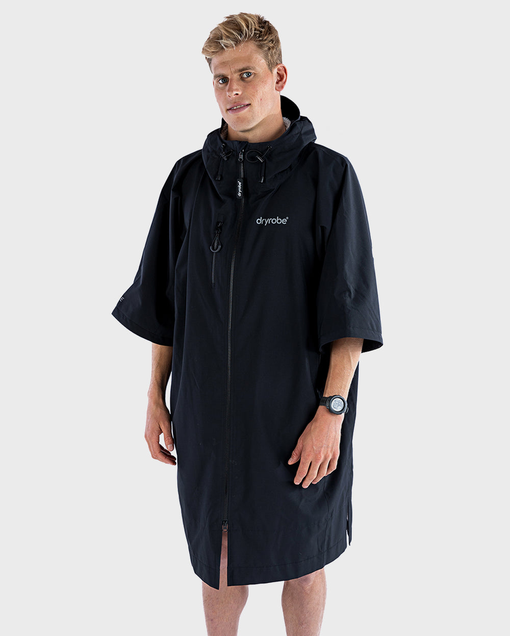 Black Lite Changing Robe | Dryrobe® – dryrobe