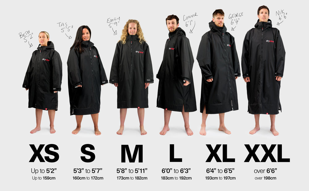 Dryrobe® Size Guide | Find Your Perfect Fit