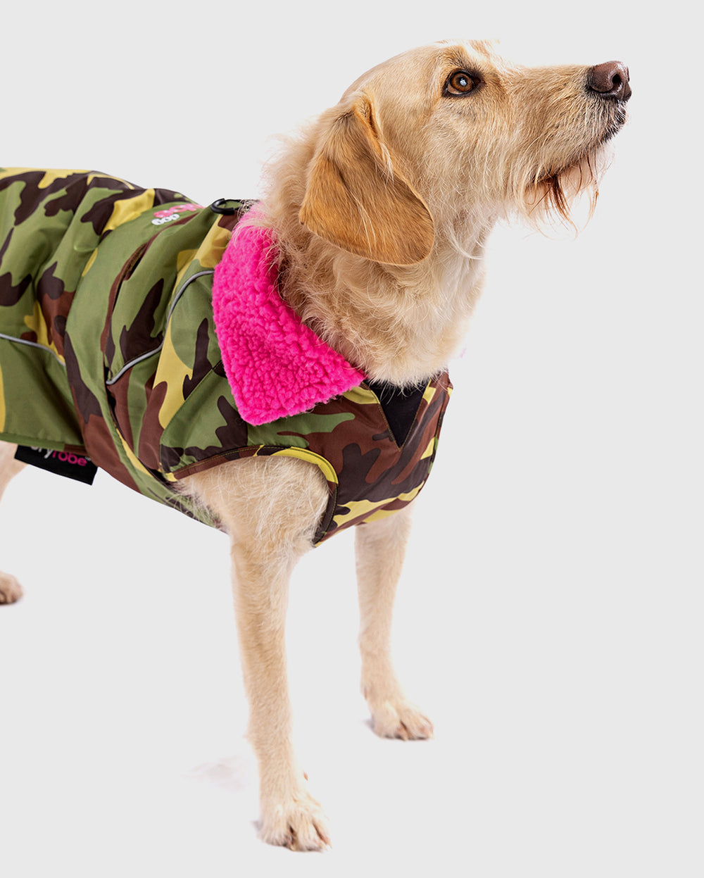 Camo Pink Dog Coat | Dryrobe®