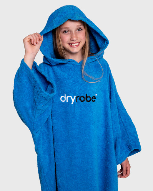 Cobalt Blue Kids Towel Changing Robe | Dryrobe®