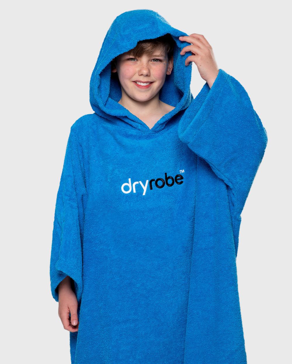 Cobalt Blue Kids Towel Changing Robe | Dryrobe®