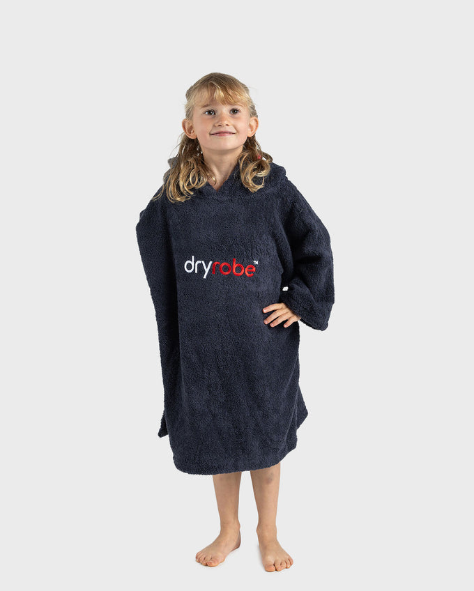 Navy Kids Towel Changing Robe | Dryrobe®
