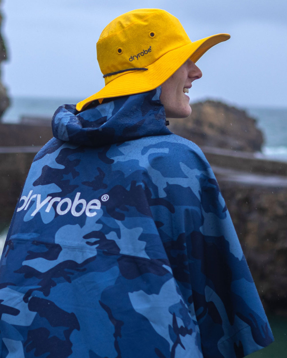 Yellow Quick Dry Brimmed Hat | Dryrobe® – dryrobe