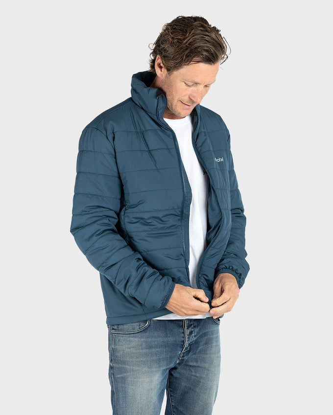 Deep Sea Blue Men's Light Weight Jacket | Dryrobe®