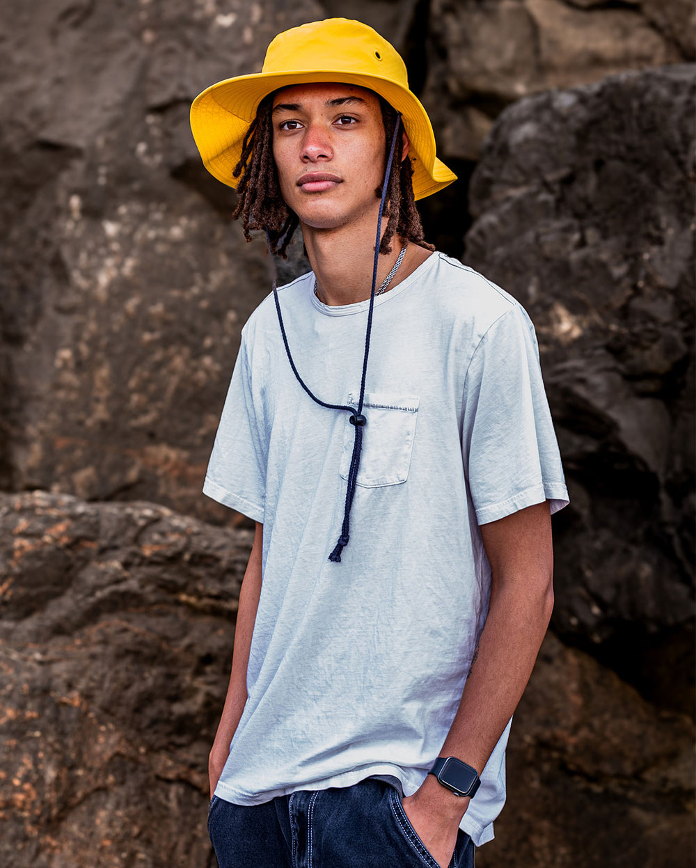 Yellow Quick Dry Brimmed Hat | Dryrobe® – dryrobe